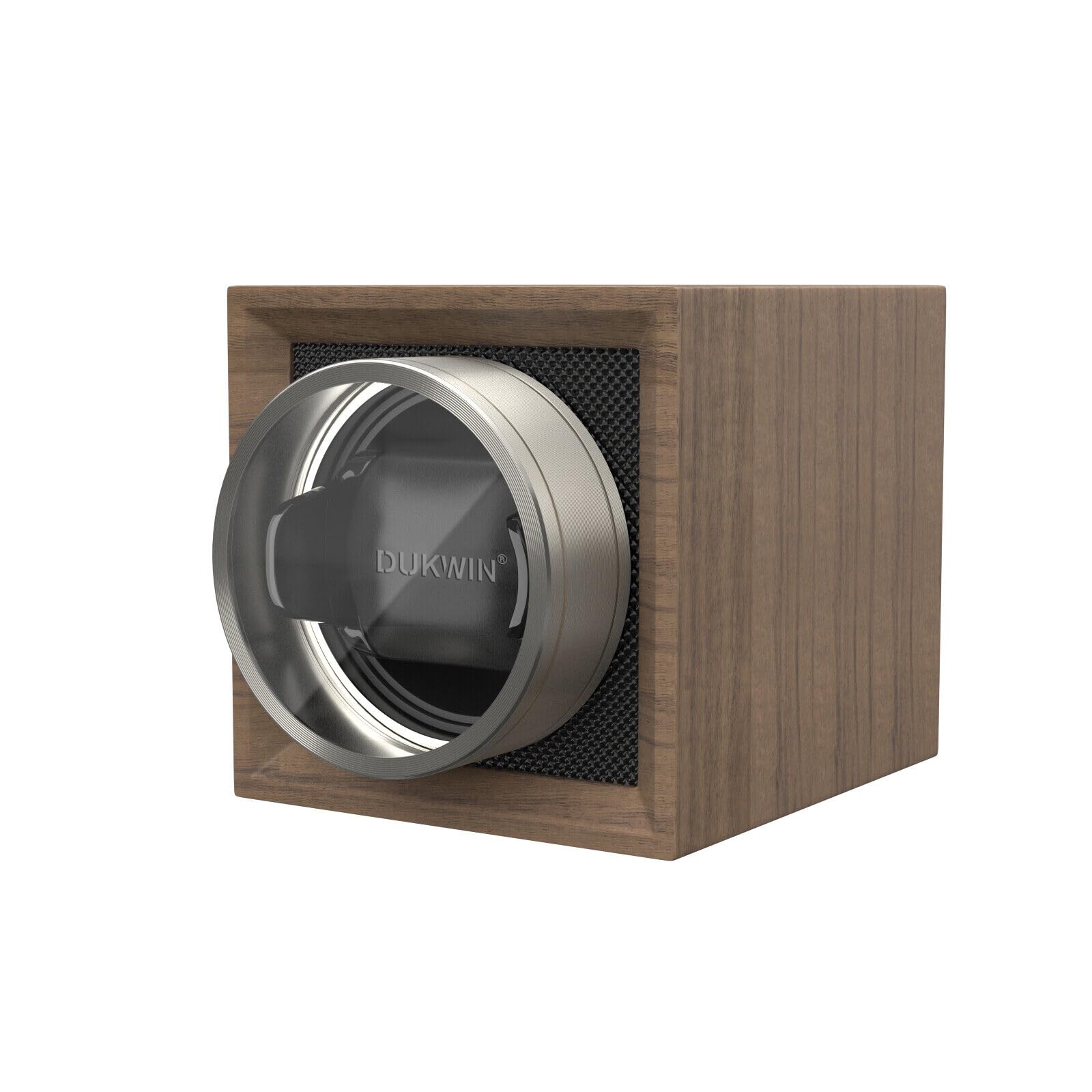 DUKWIN Single Watch Winder with Dual Power Supply, Supper Quiet Motor ...