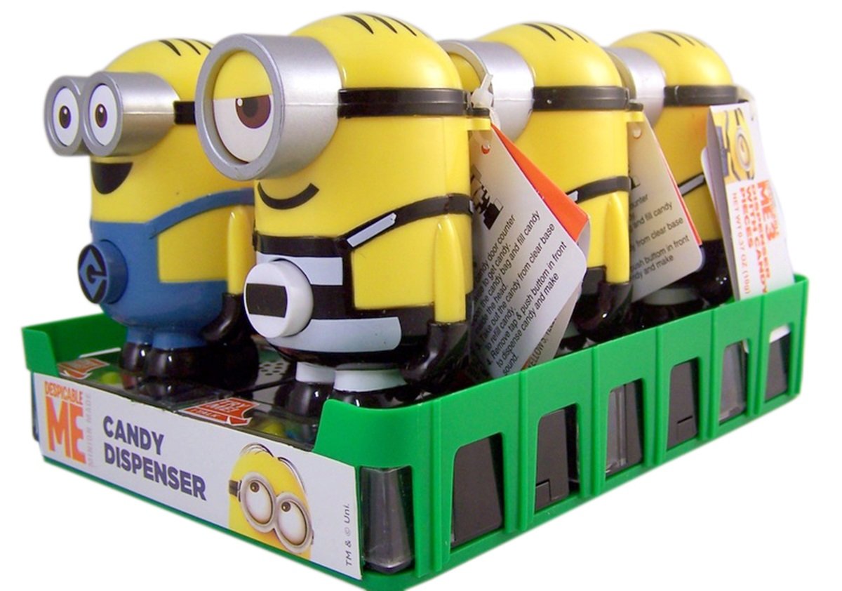 Despicable Me 3 Minions Candy Dispensers With Candy Pieces (Case Of 6 ...
