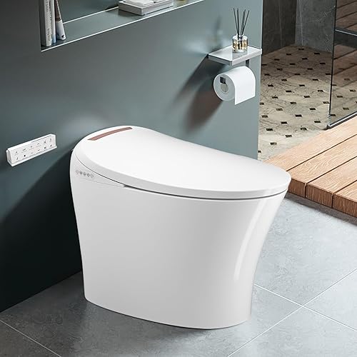 Smart Toilet With Bidet - Heated Seat, Integrated Multi-Function ...