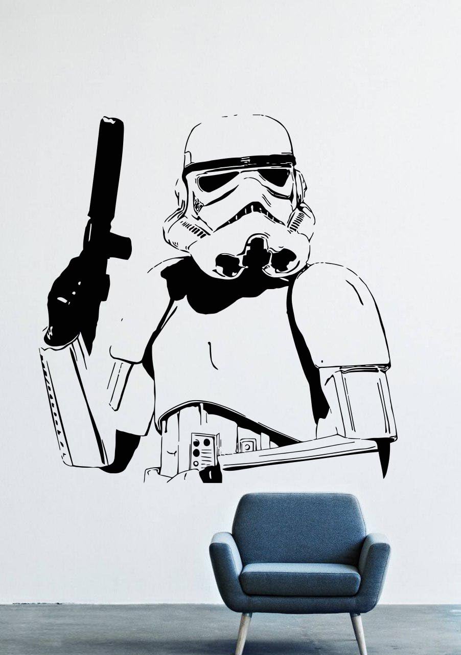 Amazon.com: Stormtroopers Wall Decals Decor Vinyl Stickers GMO1856 ...