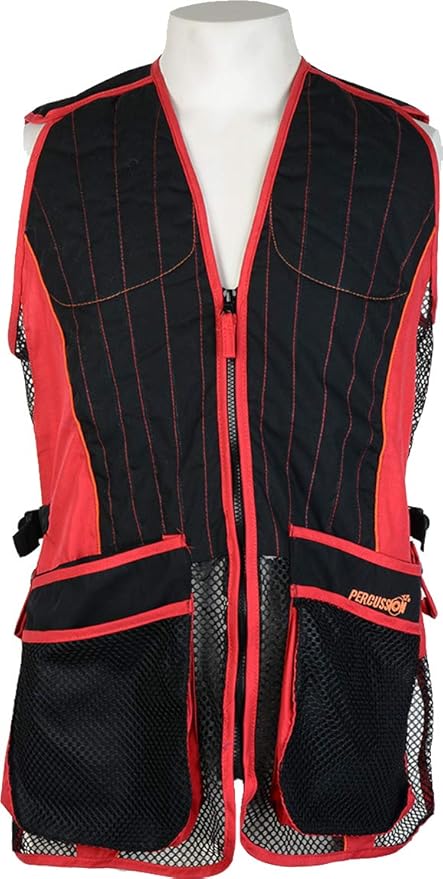 Percussion Skeet Shooting Vest Evo - Red : Amazon.co.uk: Sports & Outdoors