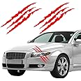 Amazon.com - XGGYA Car Claw Mark Stickers, Car Headlight Decoration ...