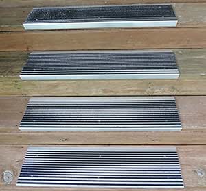 Renovation Stair Tread- Black, M500R-48, 48"W X 9"D, Extruded Aluminum ...