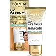 L'Oréal Paris Protector Solar Diario FPS50+ UV Defender Anti-Brillo Tono Medio, 40ml : Amazon ...