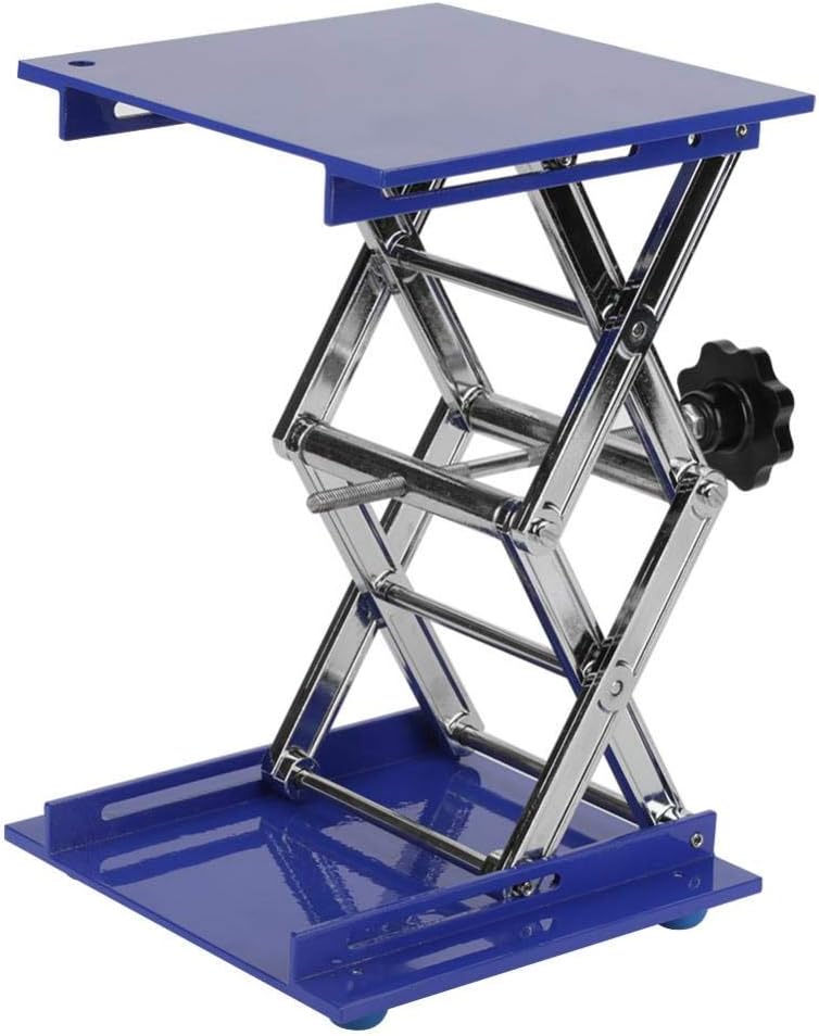 Akozon Lifter 7.9×7.9” Scientific Lab Laboratory Scissor Jack, Aluminum ...