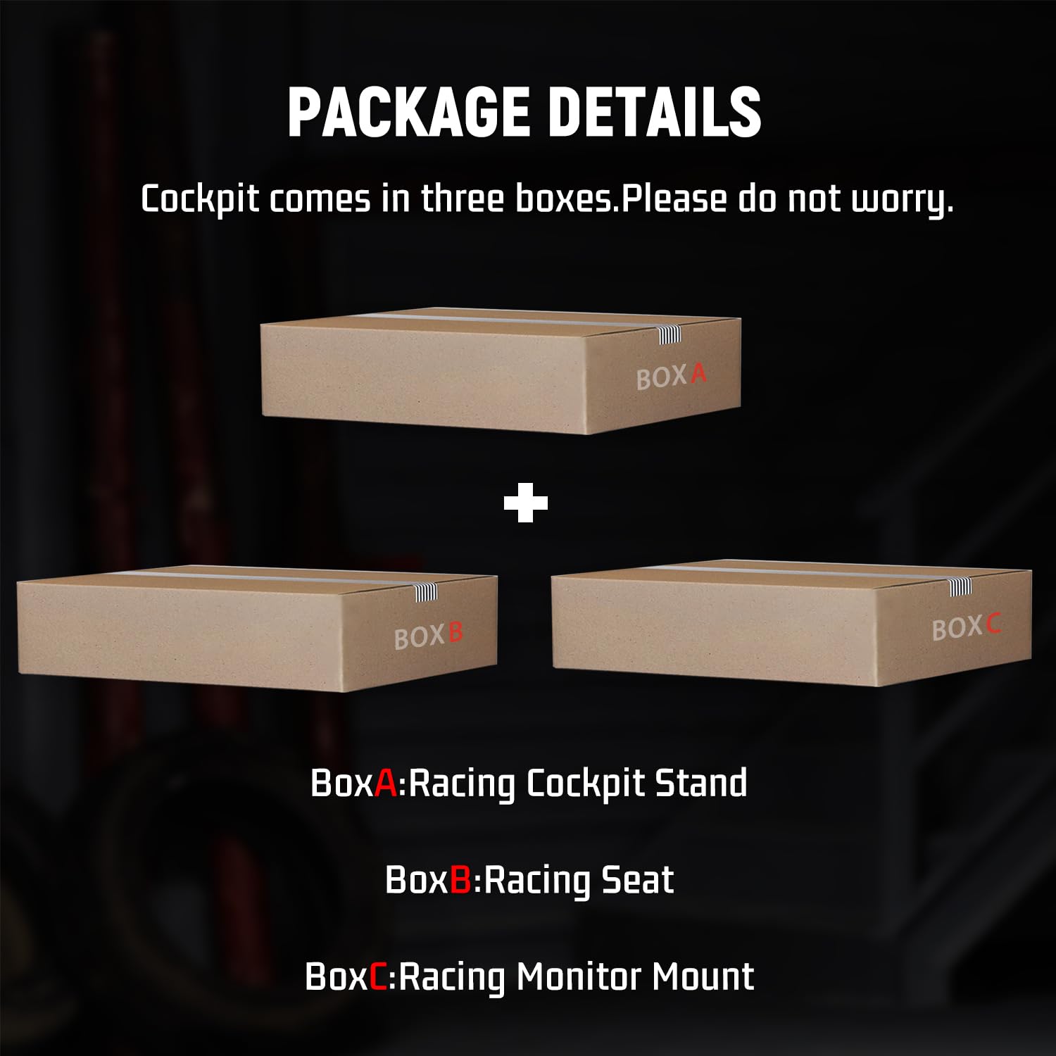 Dardoo Racing Simulator Cockpit Vertical Bracket With Triple Monitor ...