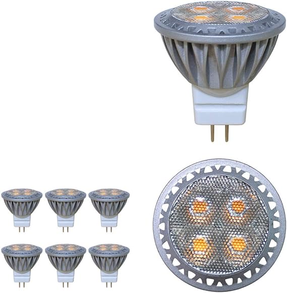 BAOMING MR11 LED Bulb GU4 Spot Light 3W 12 Volts Super Bright Equal to ...