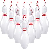 Amazon.com: Funtery Bowling Pin Water Bottles with Straws and Lids 25 ...