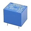 Electrical Buddy JQC 3F 73T DC 5V Coil 5 Pins Mini SPST Power Relay PCB ...