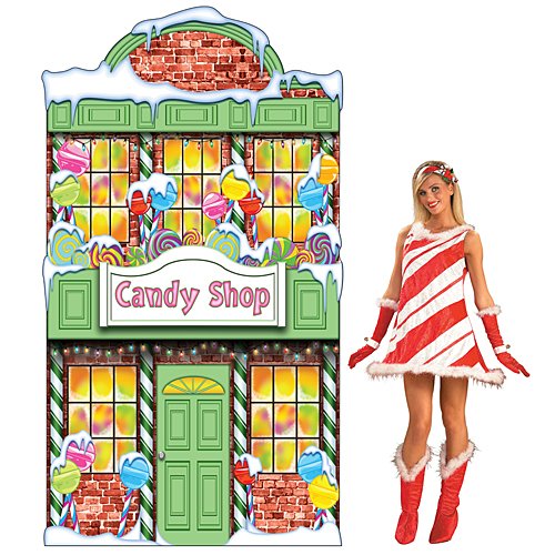 Buy 8 ft. 3 in. Christmas Village Candy Shop Standee Online at ...