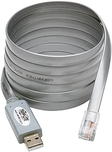 Amazon.com: Tripp Lite USB to RJ45 Cisco Serial Roll over Cable USB ...