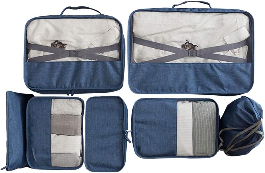 Elezay Packing Cubes Organiser Bags for Travel Suitcase Organization ...