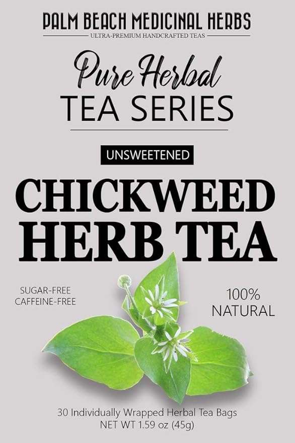 Amazon.com : Chickweed Tea - Pure Herbal Tea Series by Palm Beach ...