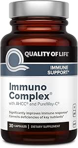 Amazon.com: Premium AHCC Complex – ImmunoComplex Includes AHCC Mushroom ...