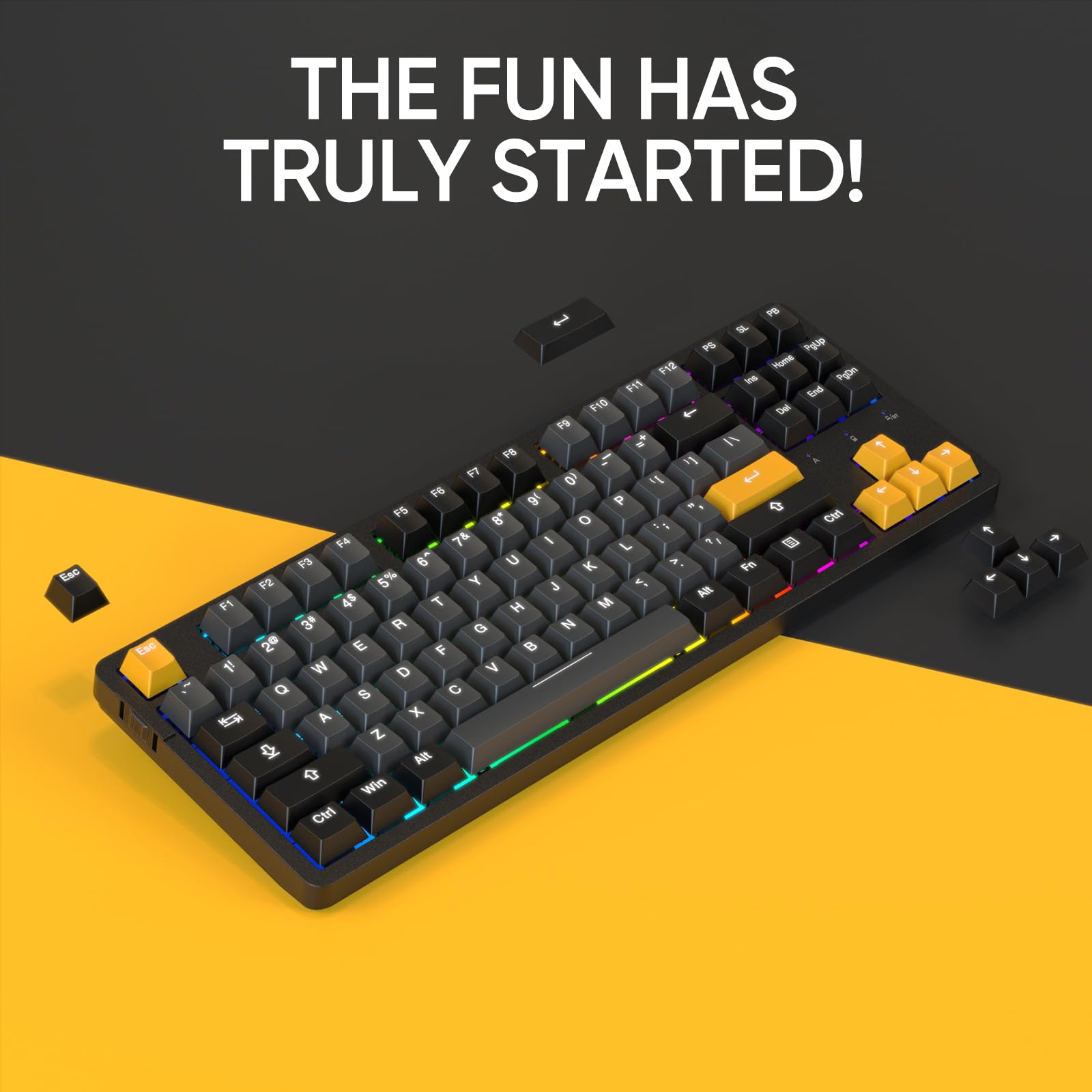 Mua ARZOPA Wireless Mechanical Gaming Keyboard, 87 Keys RGB Backlit ...