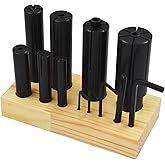 TINVHY 8-Pack Expanding Arbors Set Mandrels 1/4 to 1-1/4 Lathe Milling ...