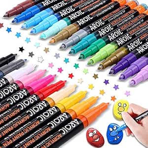 Acrylic Paint Pens for Rock Painting - Write On Anything! Paint pens ...