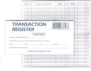 Amazon.com : Personal Checkbook Registers, Set of 10, 2022-2023-2024 ...