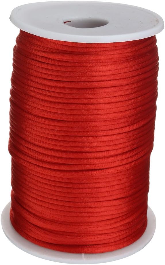 100Yards/PC Braided Nylon Cord 2mm Different Color (Red) – BigaMart