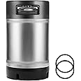 Amazon.com: Hgkeke New 2.5 Gallon Ball Lock Keg - Stainless Steel Ball ...