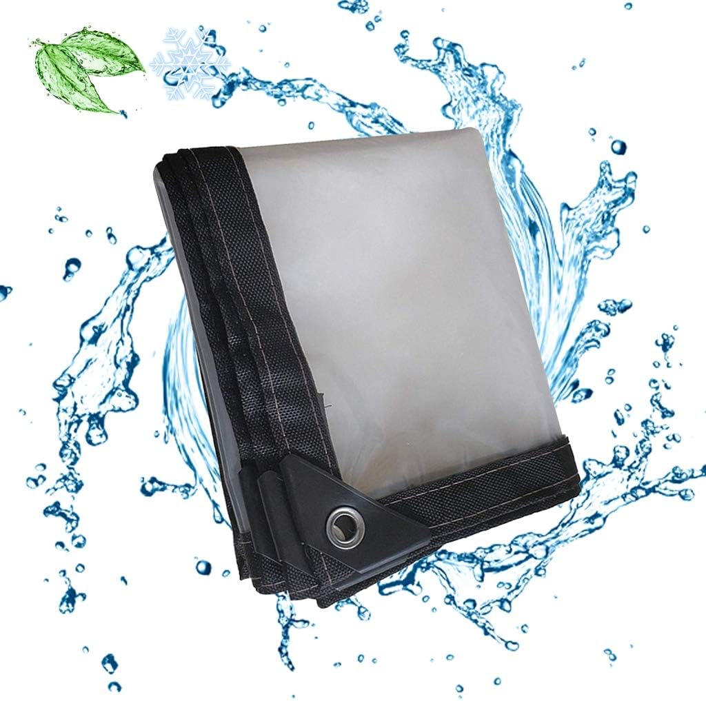 Transparent Tarp, Tarpaulin Clear with Grommets, 5 Mil Thick: Amazon.ca ...