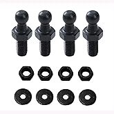 Amazon.com: 4PCS 10mm Ball Stud with Hardware Nuts,Carbon Steel Gas Spring Strut Studs 5/16-18 ...