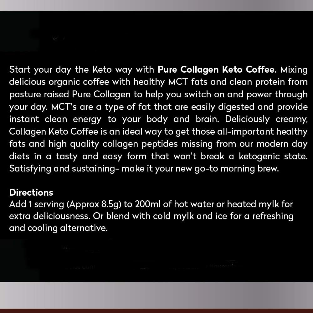 Low Carb Collagen Protein Keto Coffee with MCT Powder – Sachets – BigaMart