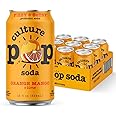 Amazon.com : Culture Pop Soda Sparkling Probiotic Drink, 45 Calories Per Can, Vegan Soda for Gut ...