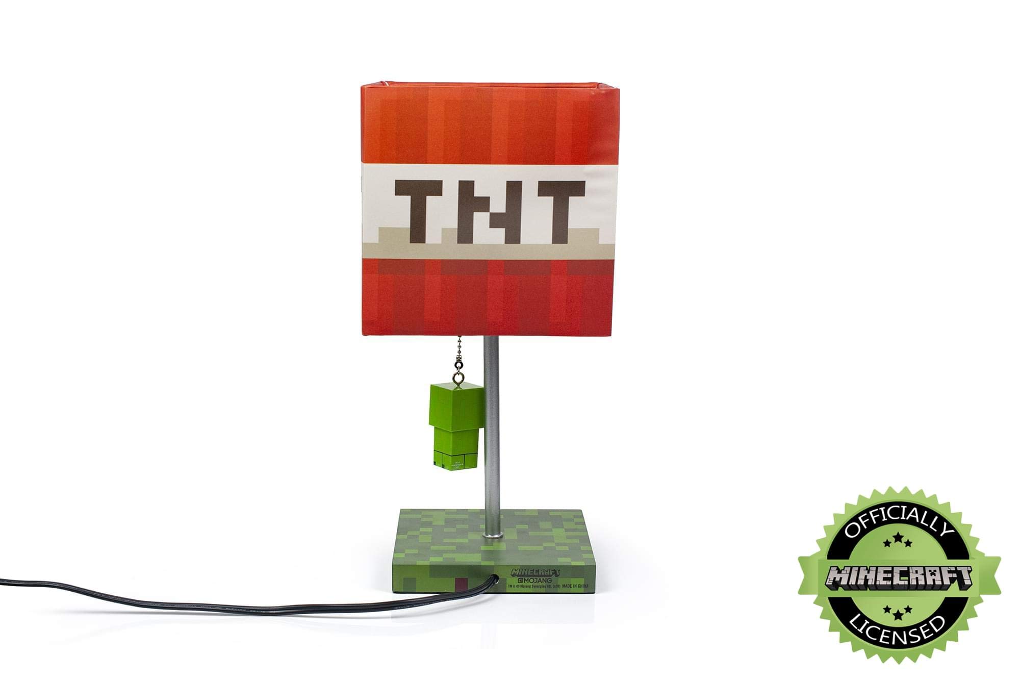Mua Minecraft TNT Block 14-Inch Desk Lamp with 3D Creeper Puller | LED ...