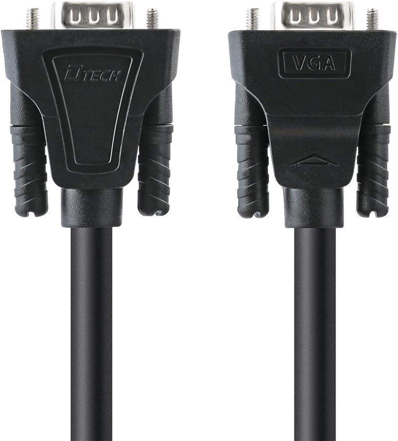 DTECH Long VGA to VGA Cable 8m Male to Male Cord 1080p High Resolution ...