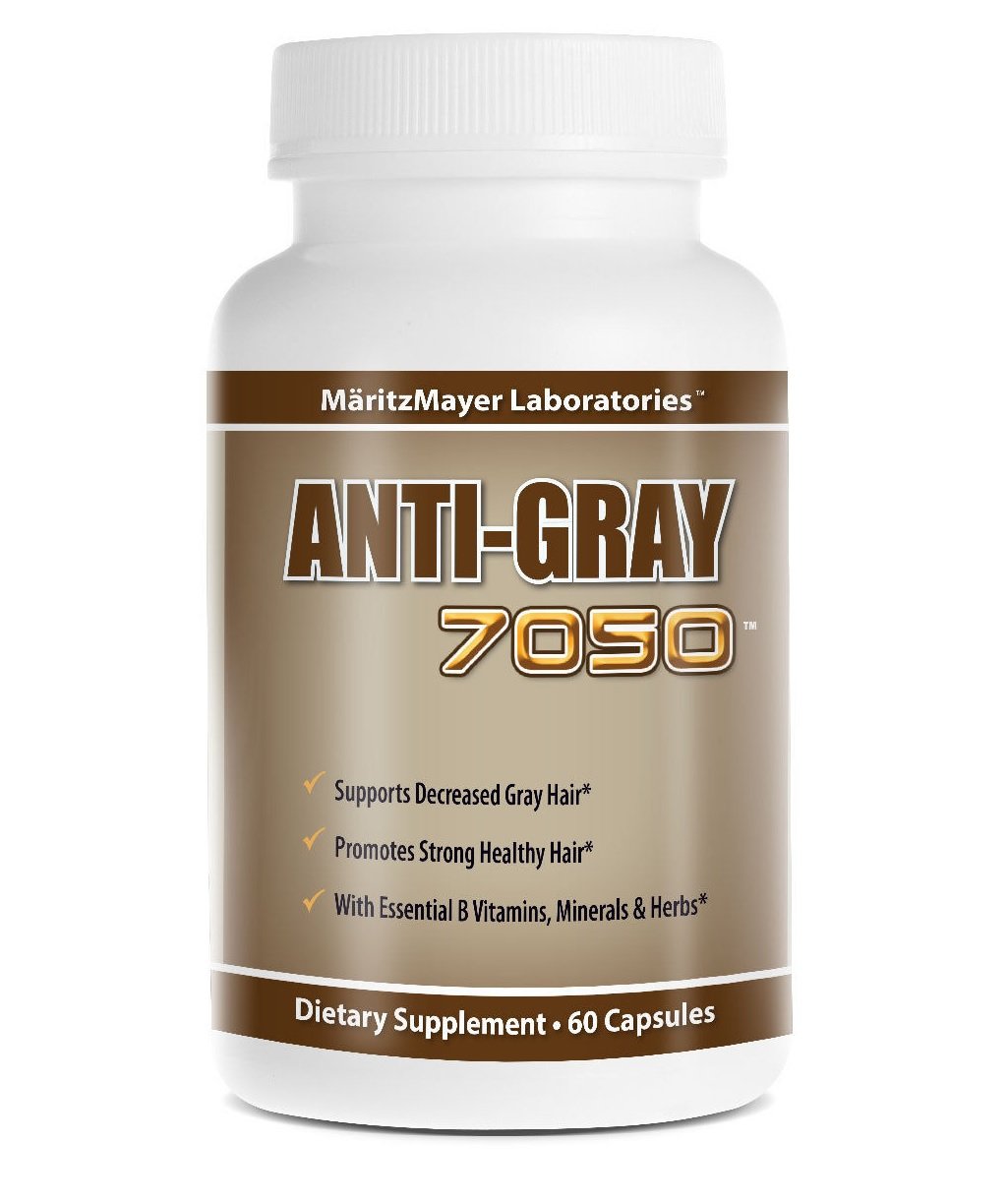 Anti-gray Hair 60 Capsules - Decrease Gray Hair - Restore Natural Hair ...
