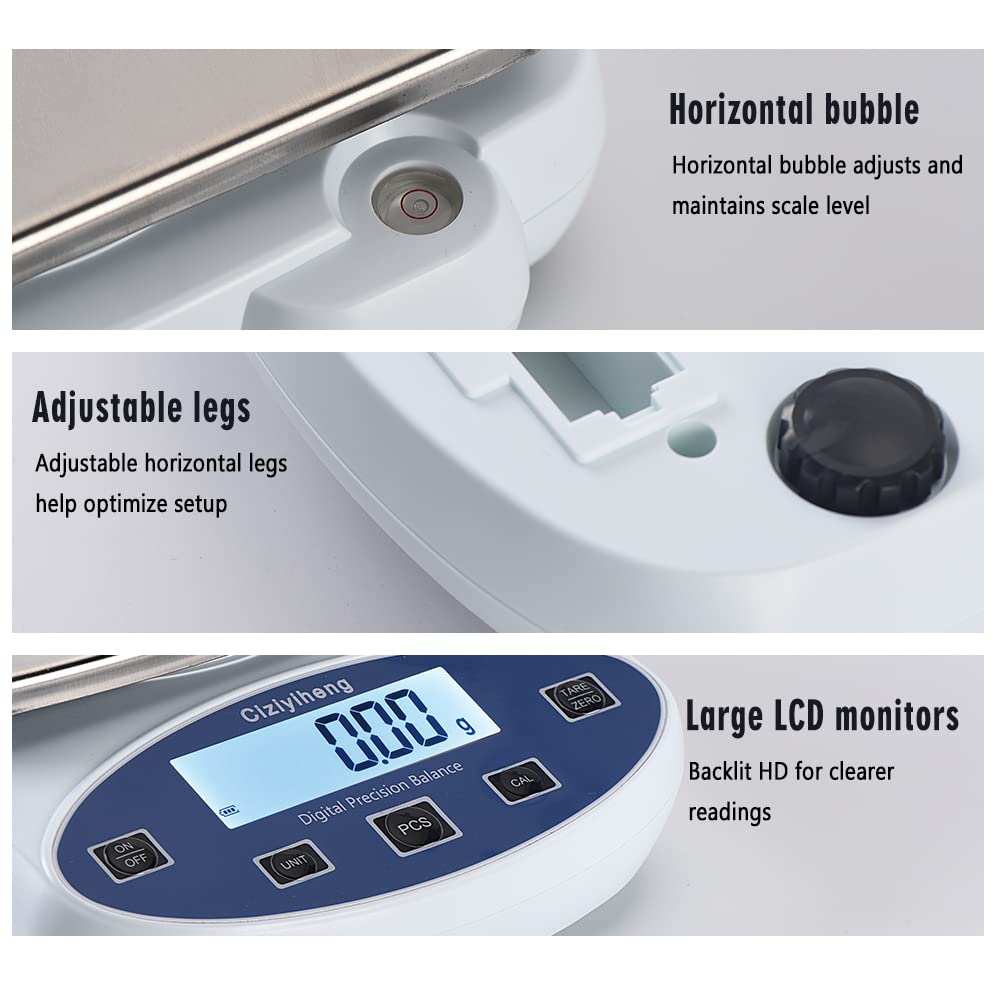 Mua Ciziyiheng Lab Scale Balance 2000g*0.01g High Precision Digital ...
