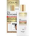 L'Oréal Paris Protector Solar Diario Fluid FPS50+ UV Defender con color tono medio, 40g : Amazon ...