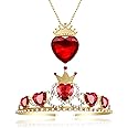 Amazon.com: Evie Red Heart Crown Descendants and Necklace Descendants 4 ...
