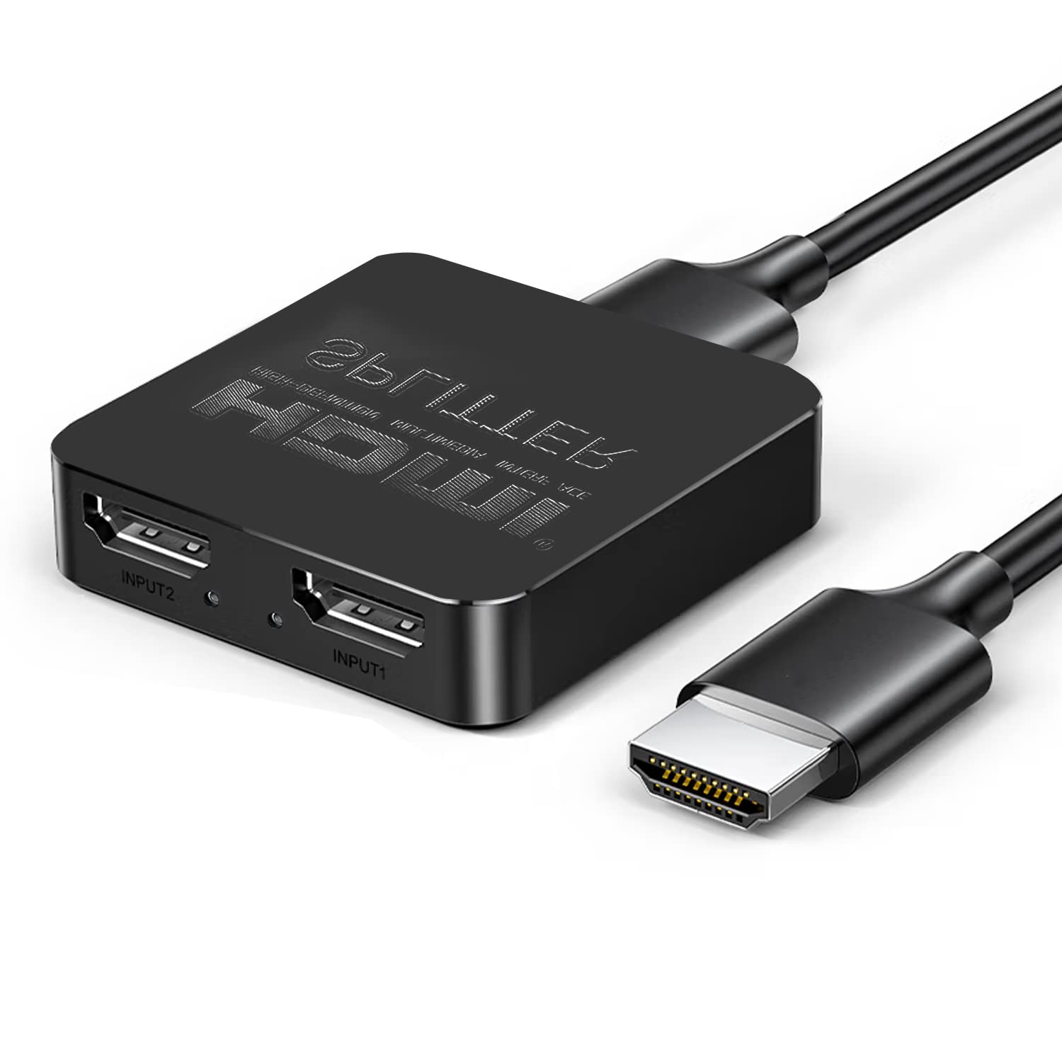 HDMI Splitter 1 in 2 Out, 4K HDMI Splitter for Dual Monitors, 1x2 HDMI ...