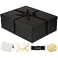 Amazon.com: YINUOYOUJIA Large Gift Box 16.5x13x5.5 Inch,Black Boxes for ...