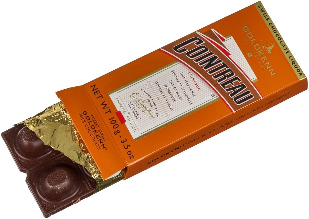 Goldkenn barra de chocolate licor de cointreau 100 g: Amazon.es ...