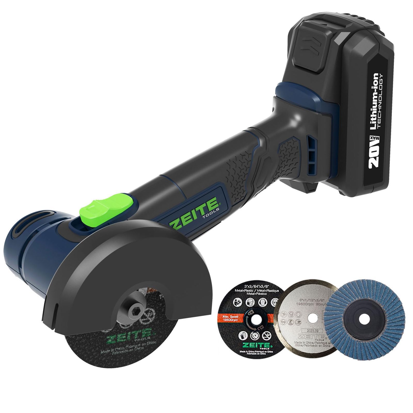 ZEITE 3" Cordless Cut Off Tool,20V Mini Multi-Cutter,Portable Metal ...