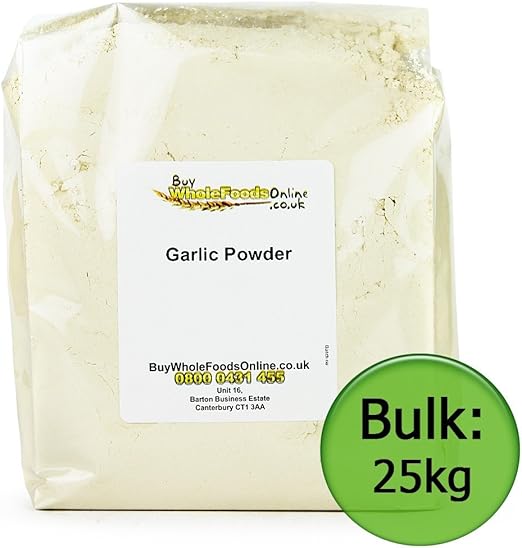Garlic Powder 25kg Bulk: Amazon.co.uk: Grocery