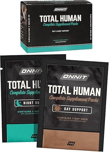 ONNIT Total Human Adult Multivitamin Dietary Supplement Comprehensive ...