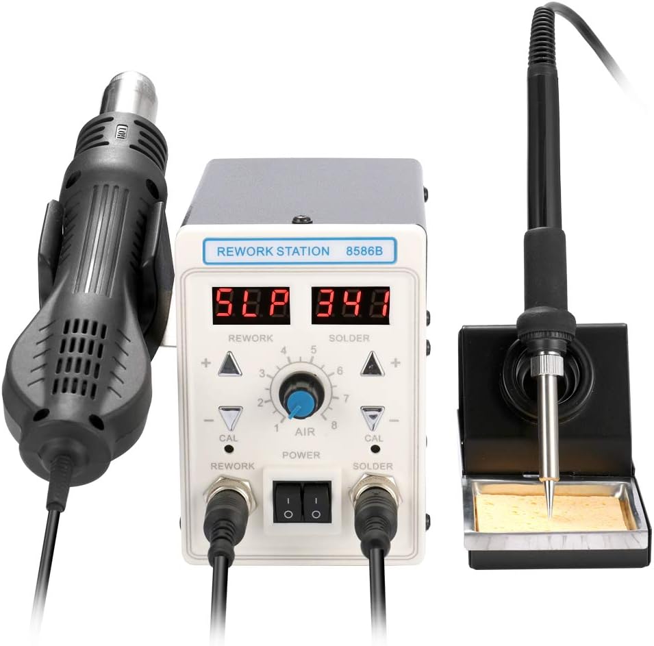 Fanryy Hot Air Machine, Hot Air Machine Soldering Iron Dual Display 2 ...