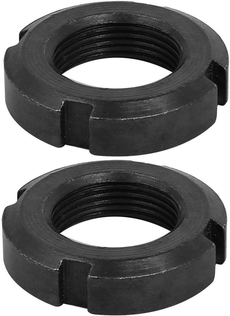 Sourcingmap 2pcs M24 X 1 5mm Pitch Metric Thread Carbon Steel Left Hand