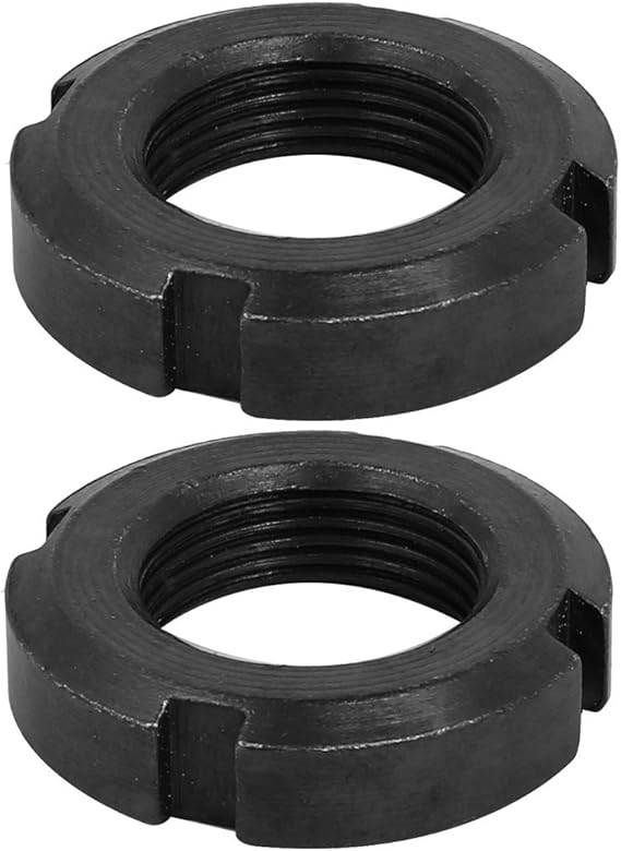 Sourcingmap 2pcs M24 X 1 5mm Pitch Metric Thread Carbon Steel Left Hand Sourcingmap 2pcs M24 X 1 5mm Pitch Metric Thread Carbon Steel Left Hand