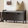 Amazon.com: Haotian Small Storage Bench, Shoe Storage Bench with Flip ...