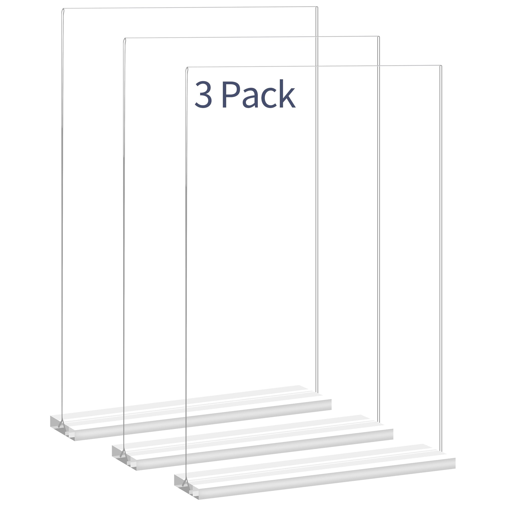 Mua 8.5"*11" Vertical T-Shape Display Rack, Double Side Transparent ...