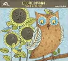 Debbie Mumm - Owls & Friends Wall Calendar (2016): AMCAL: 9781629051529 ...