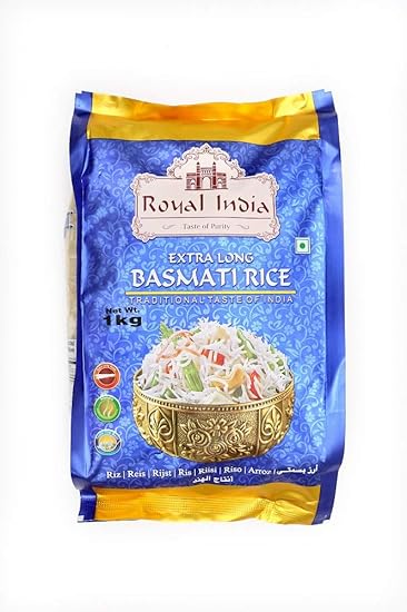 Royal India Extra Long Basmati Rice, 1kg: Amazon.sg: Grocery & Gourmet Food