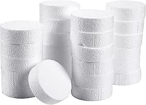 Amazon.com: Foam Circles for Crafts, Round Polystyrene Disc for DIY ...