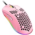 Amazon.com: Lightweight Gaming Mouse,26 Kinds RGB Backlit Mice,PixArt ...
