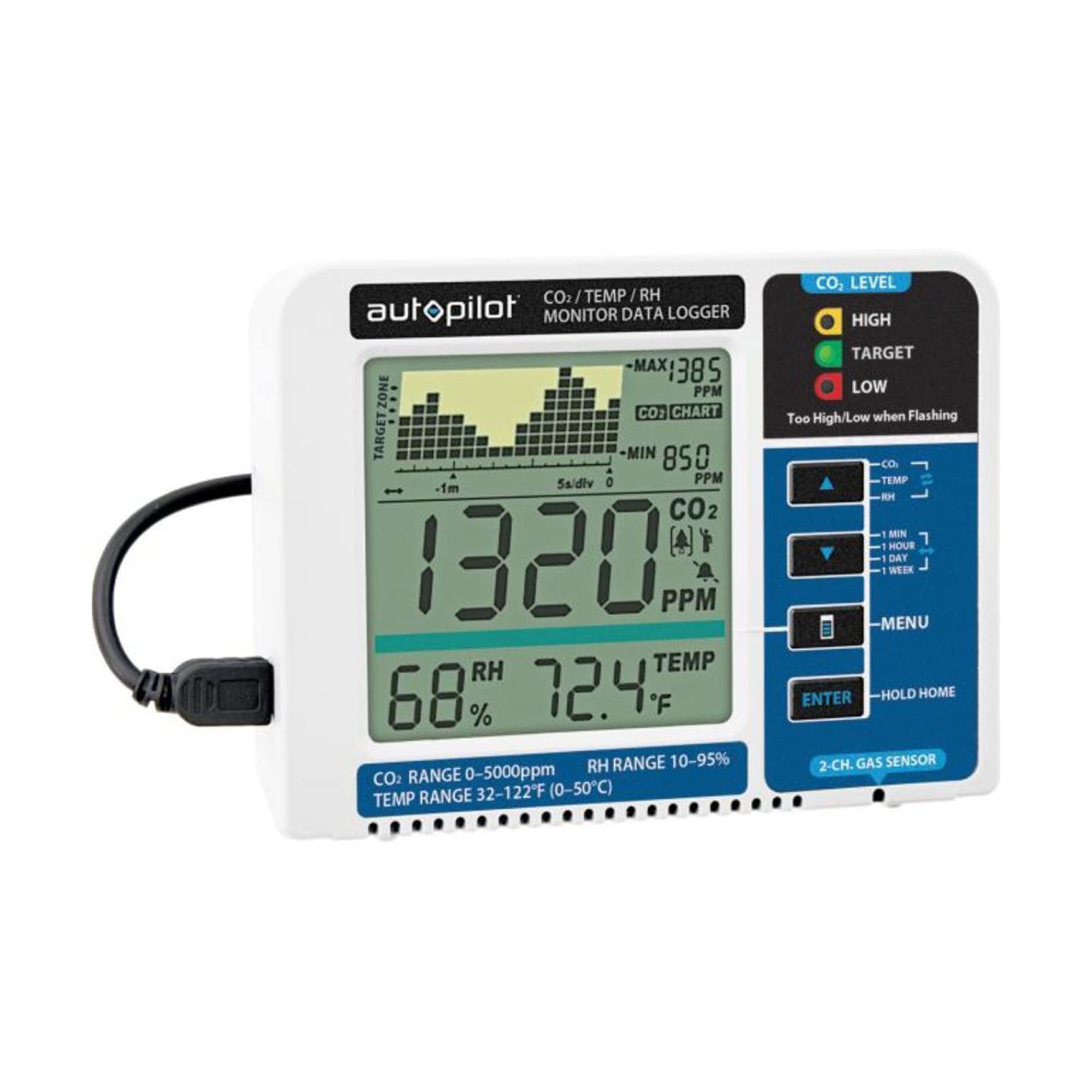 Mua Autopilot Desktop CO2 Monitor & Data Logger trên Amazon Mỹ chính ...